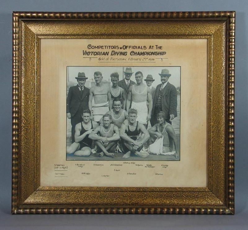 Photograph of Victorian Diving Championships competitors & officials ...