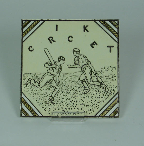 Tile, "Cricket" - Australian Sports Museum