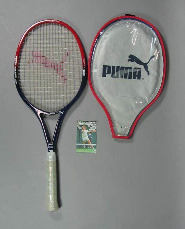 Puma "Boris Becker" tennis racquet - Australian Sports Museum