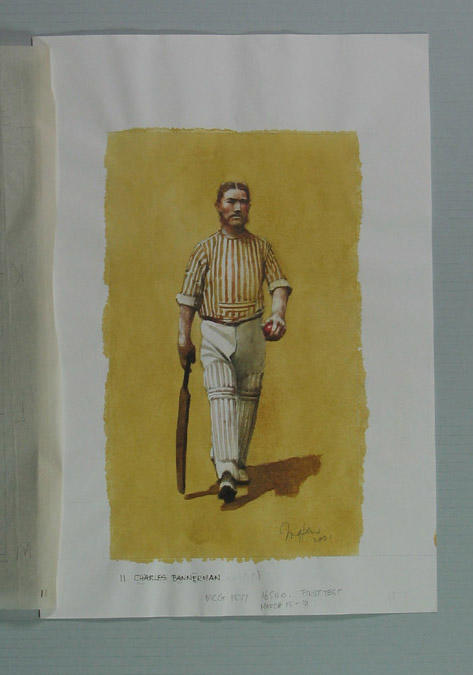Watercolour, Charles Bannerman, by artist Robert Ingpen 2001, MCC ...
