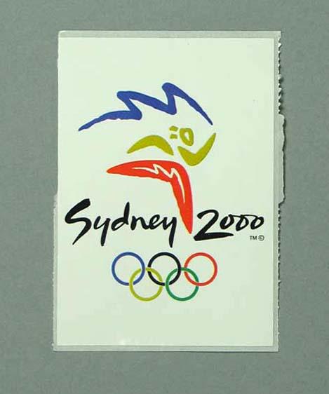 Sticker, Sydney 2000 Olympic Games Opening Ceremony audience kit ...