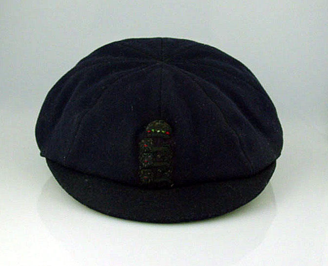 England cricket cap, worn by P G H Fender - Australian Sports Museum