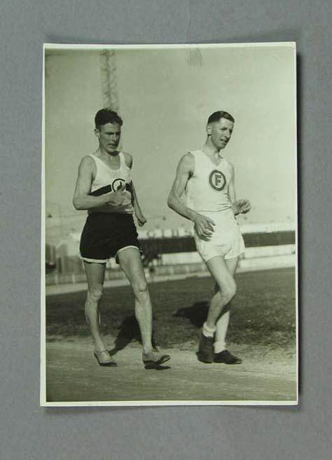 Photograph of George Knott and Alan Reid, Oct 1946 - Australian Sports ...