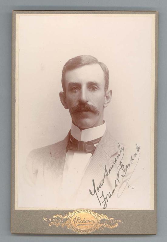 Photograph from Frank Laver's photograph album, image of Frank Iredale ...