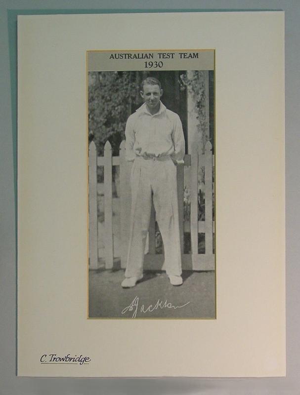 Photograph of Archie Jackson, 1930 - Australian Sports Museum