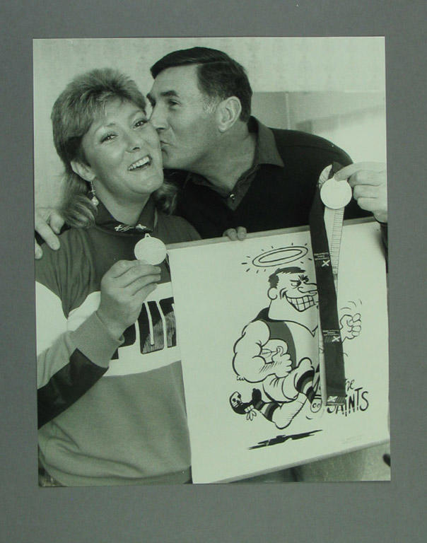 Photograph of Gael Mulhall & Ken Mulhall, 1986 Commonwealth Games ...