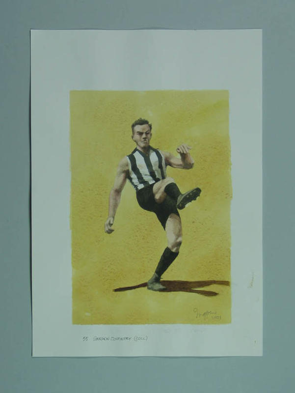 Watercolour, Gordon Coventry, by artist Robert Ingpen 2001, MCC ...