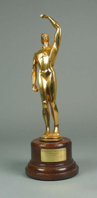 Trophy, Caltex Sports Star of the Year 1986 - Peter Antonie ...