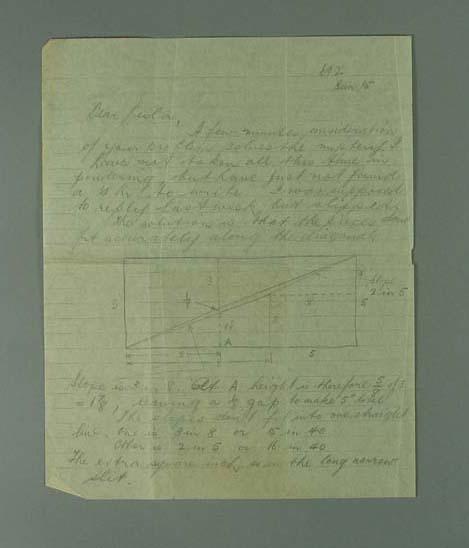 Letter from Allan & Kay Mott, c1950s - Australian Sports Museum