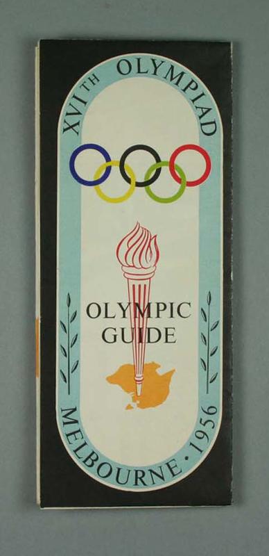 Map for Melbourne during 1956 Olympic Games - Australian Sports Museum