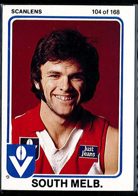 1981 Scanlens VFL Football David Ackerly trade card - Australian Sports ...