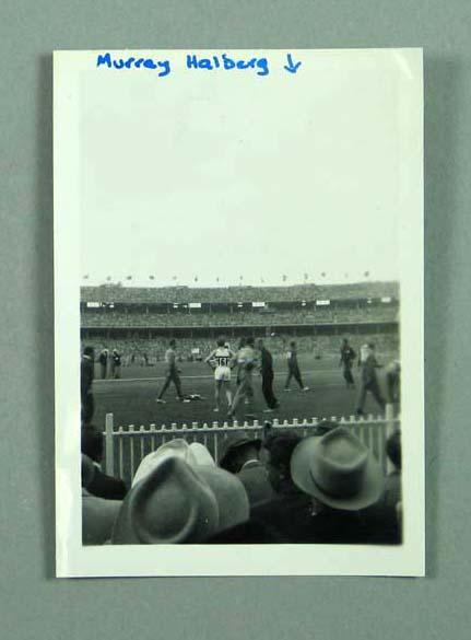Photograph of Murray Halberg competing at 1956 Olympic Games, MCG ...