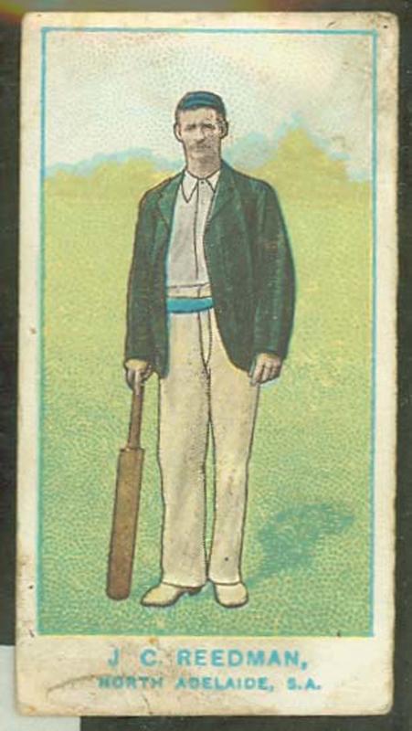 1905 Wills Capstan Australian Club Cricketers J C Reedman trade card ...