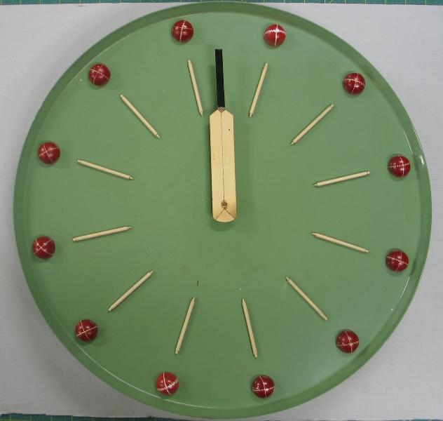 VCA Championship Clock, presented to the Melbourne Cricket Club by the ...