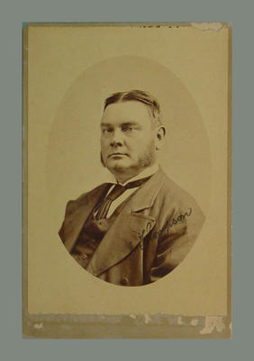 Photograph of J. Thompson with his handwritten signature - Australian ...