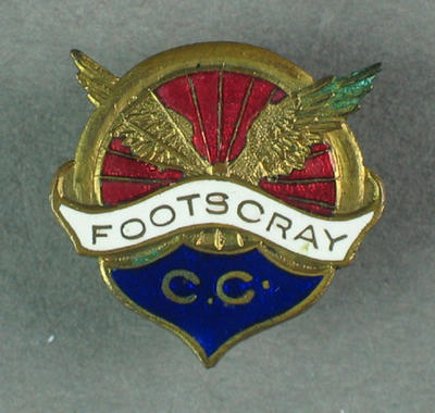 Badge - Footscray Cycling Club - Australian Sports Museum