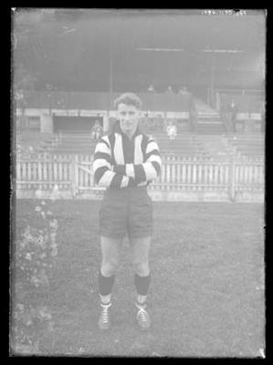 Glass negative, image of Kevin Coghlan - Australian Sports Museum
