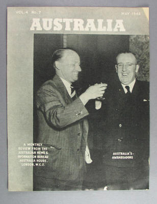 Magazine, "Australia" May 1948 - Australian Sports Museum