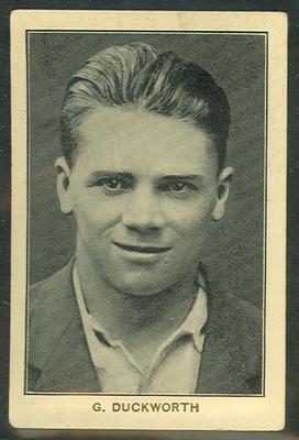 1928 Amalgamated Press England's Test Match Cricketers G Duckworth ...