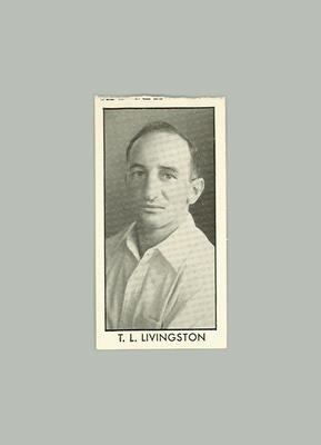 1957 D C Thomson & Co Ltd "Rover" County Cricketers T L Livingston ...