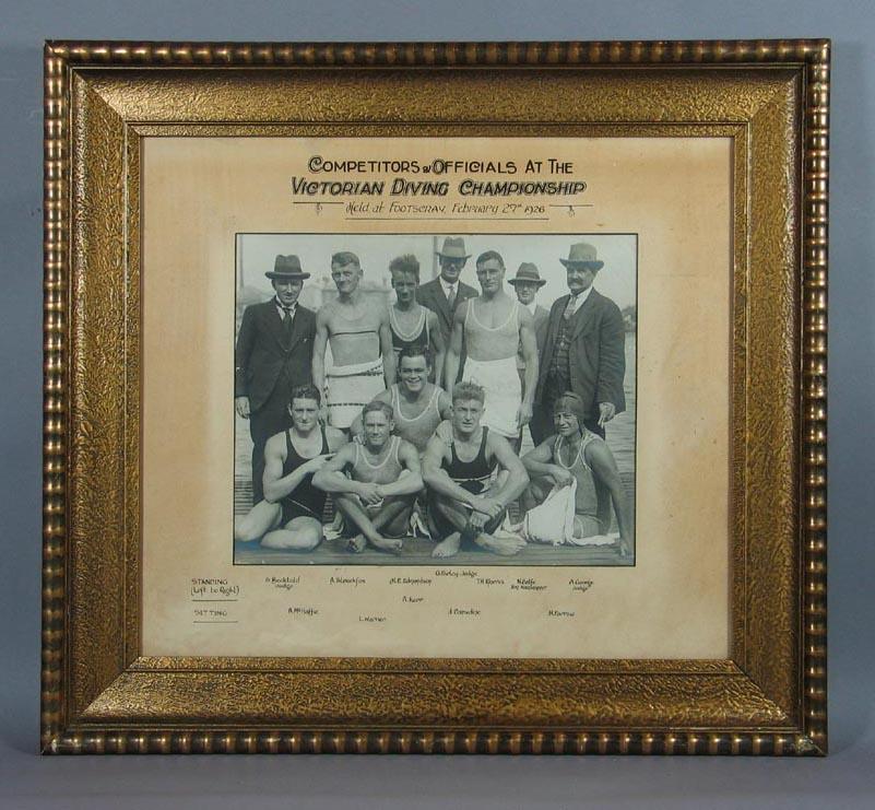 Photograph of Victorian Diving Championships competitors & officials ...