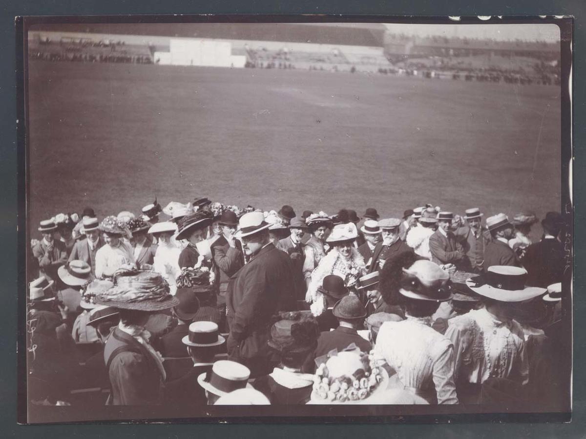 Photograph from Frank Laver's photograph album, Australian cricket tour ...