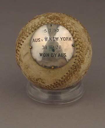 Baseball: Aus. v W. New York 5 July 1897 - Frank Laver captain ...