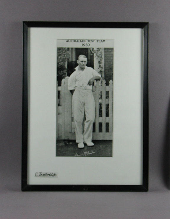 Photograph of Stan McCabe, 1930 - Australian Sports Museum