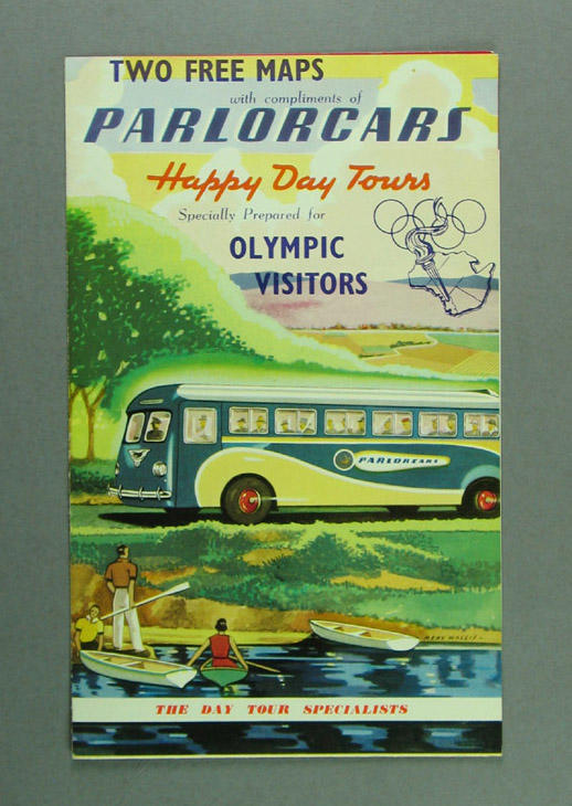 Map of Melbourne, produced for 1956 Olympic Games - Australian Sports ...