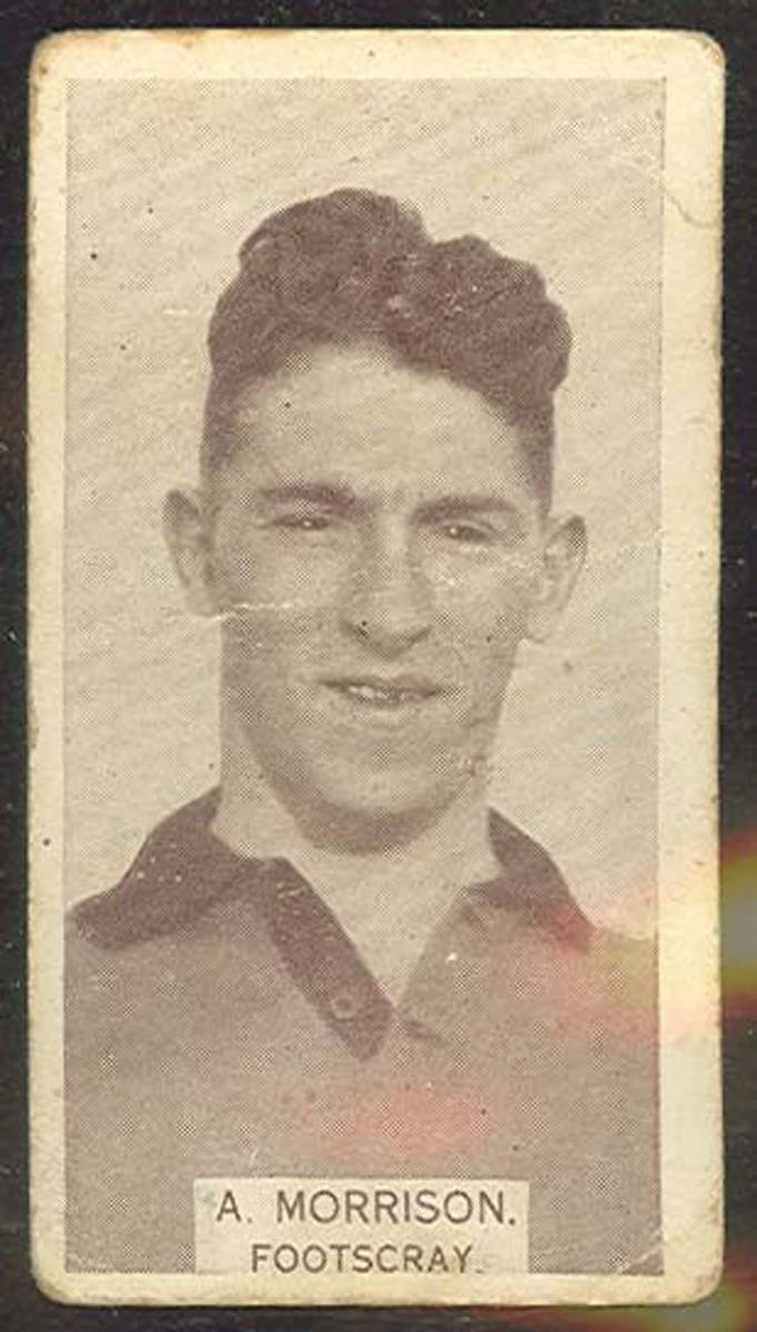 1933 W D & H O Wills Footballers Albert Morrison trade card ...