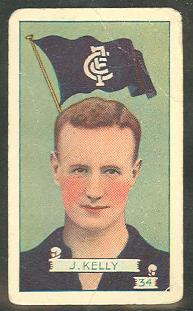 1934 Allen's League Footballers Joseph Kelly trade card - Australian ...