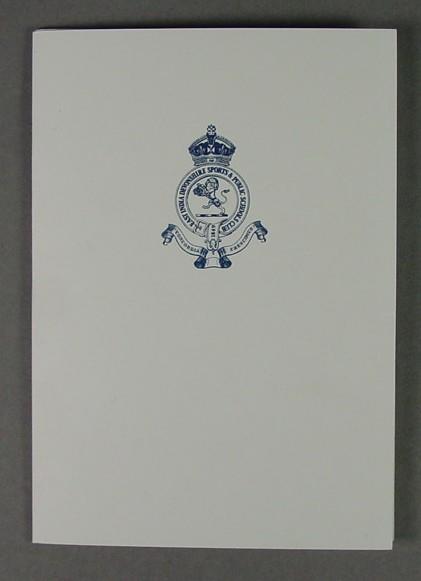 Menu, East India Club dinner for Melbourne Cricket Club Committee - 22 ...