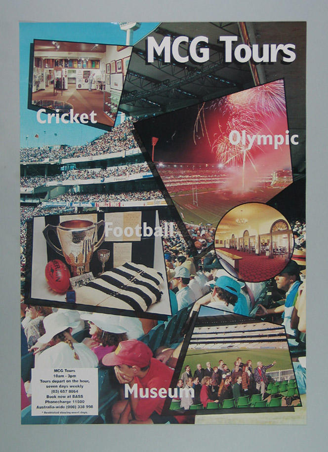 Poster, advertising Melbourne Cricket Ground Tours - Australian Sports ...