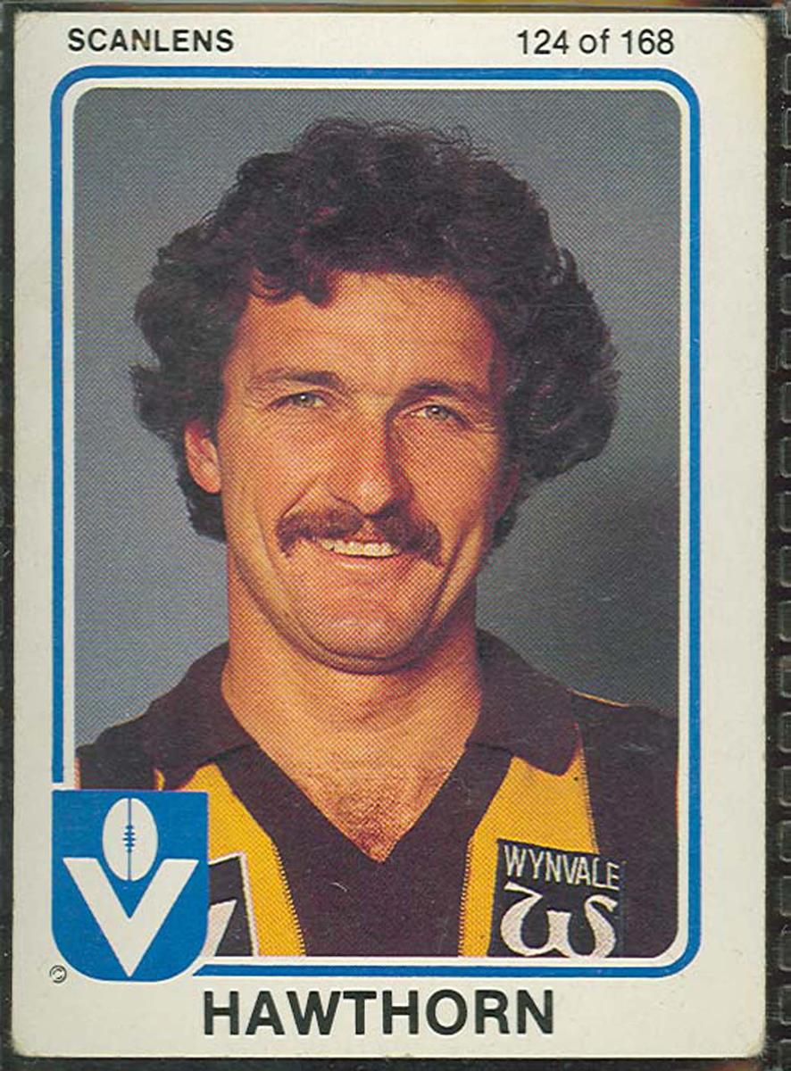 1981 Scanlens VFL Football Andrew Bennett trade card - Australian ...