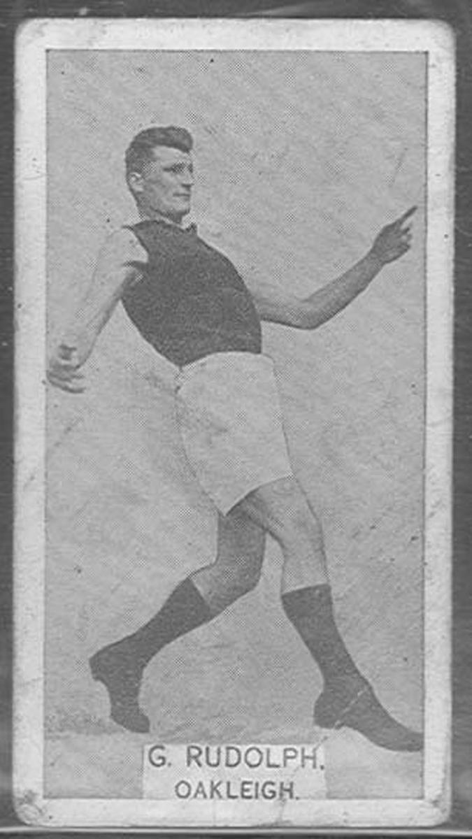 1933 W D & H O Wills Footballers George Rudolph trade card - Australian ...