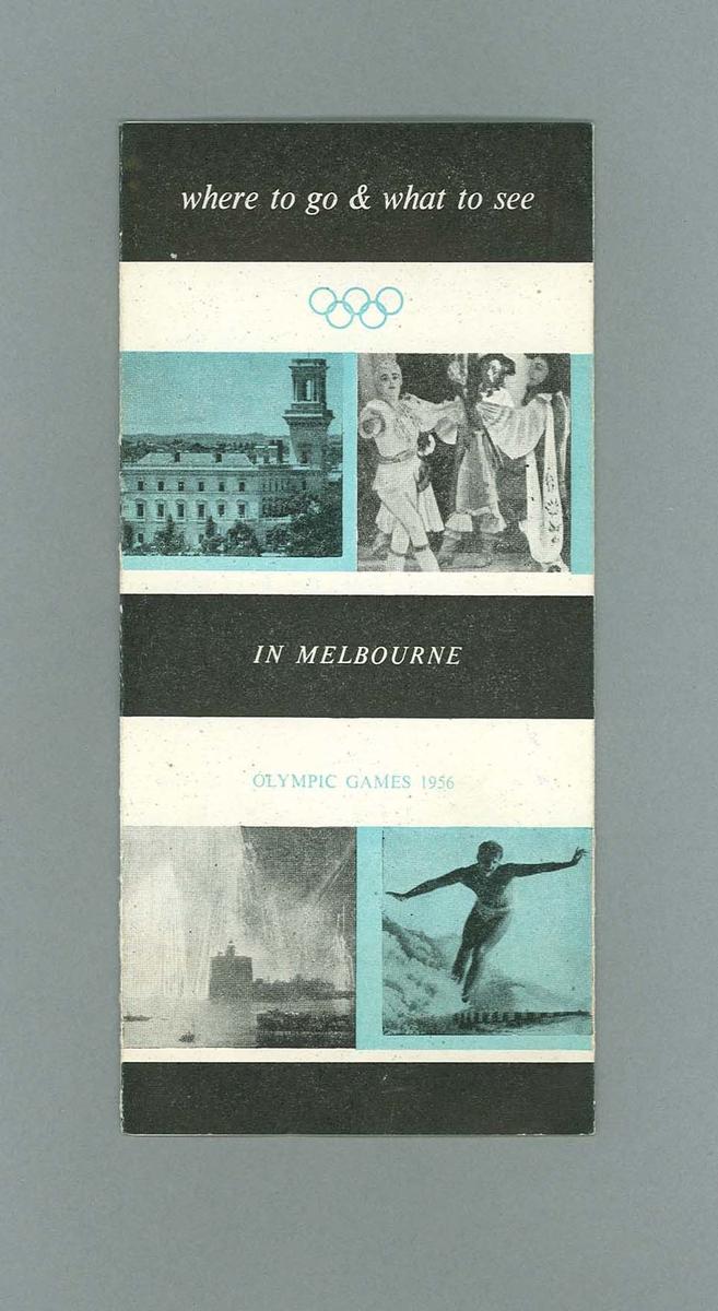 Pamphlet, 1956 Olympic Games - Australian Sports Museum