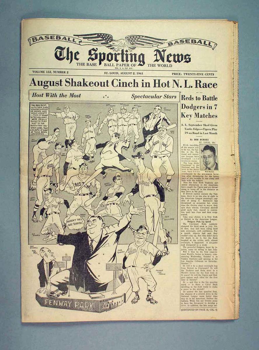 The Sporting News newspaper, 2 August 1969 - Australian Sports Museum