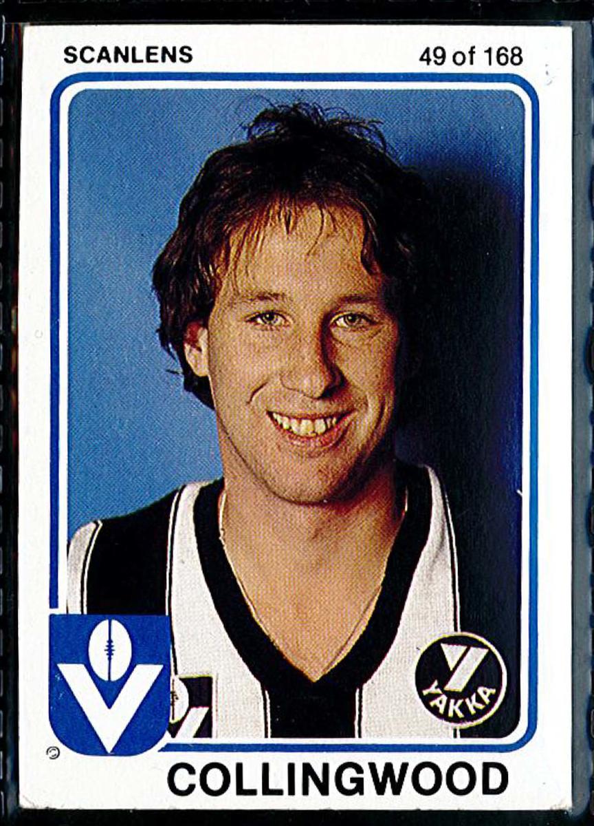 1981 Scanlens VFL Football Des Herbert trade card - Australian Sports ...