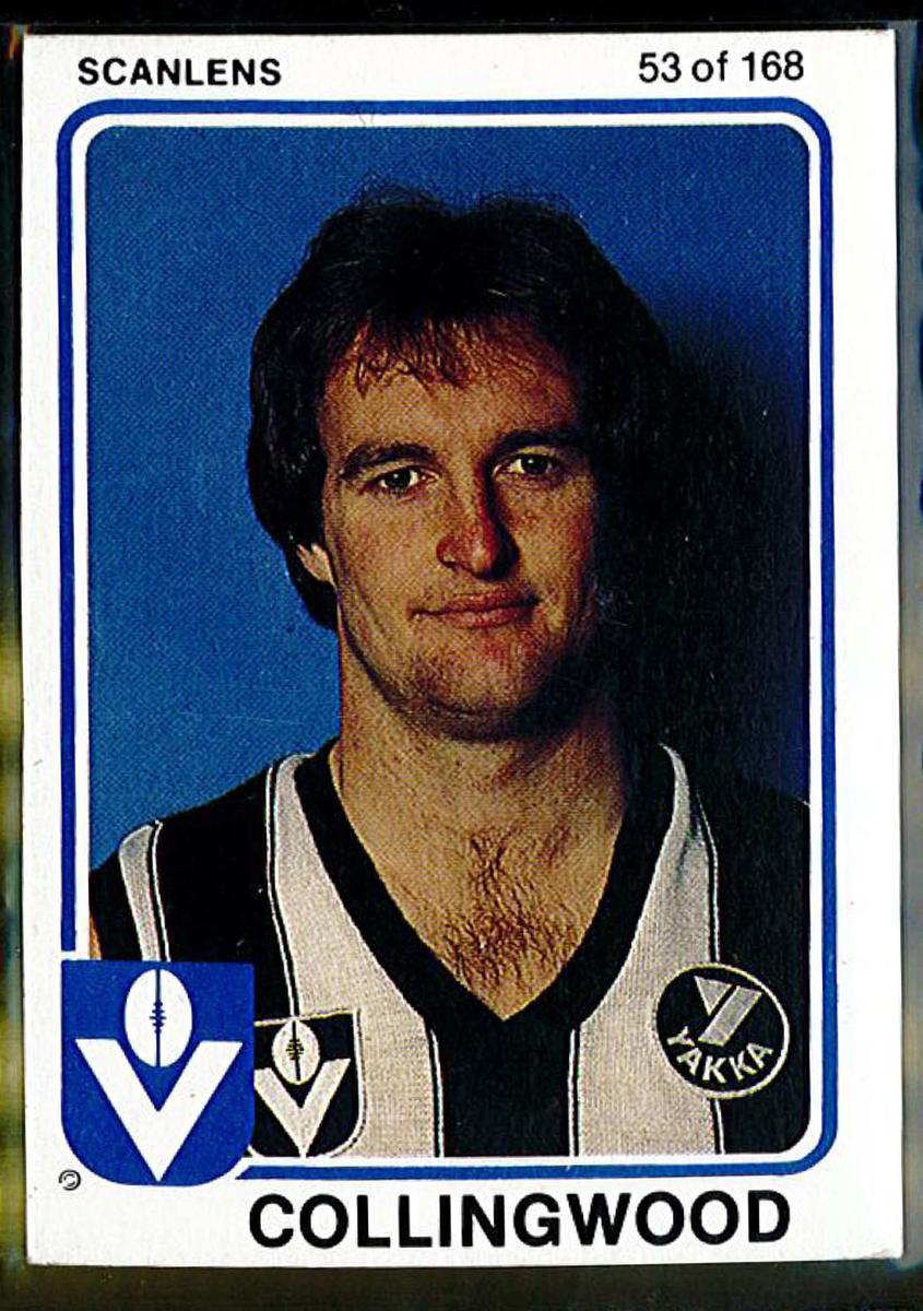 1981 Scanlens VFL Football Ricky Barham trade card - Australian Sports ...