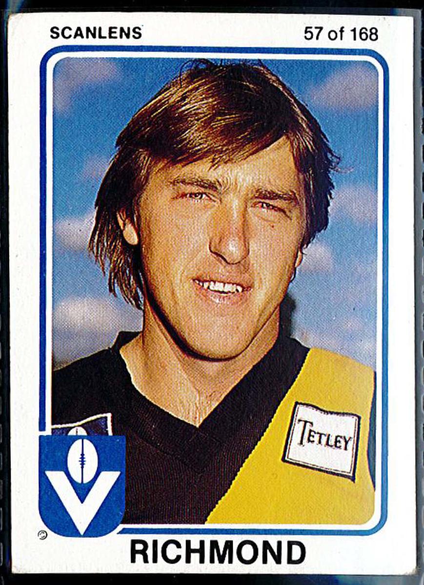 1981 Scanlens VFL Football Mark Lee trade card - Australian Sports Museum