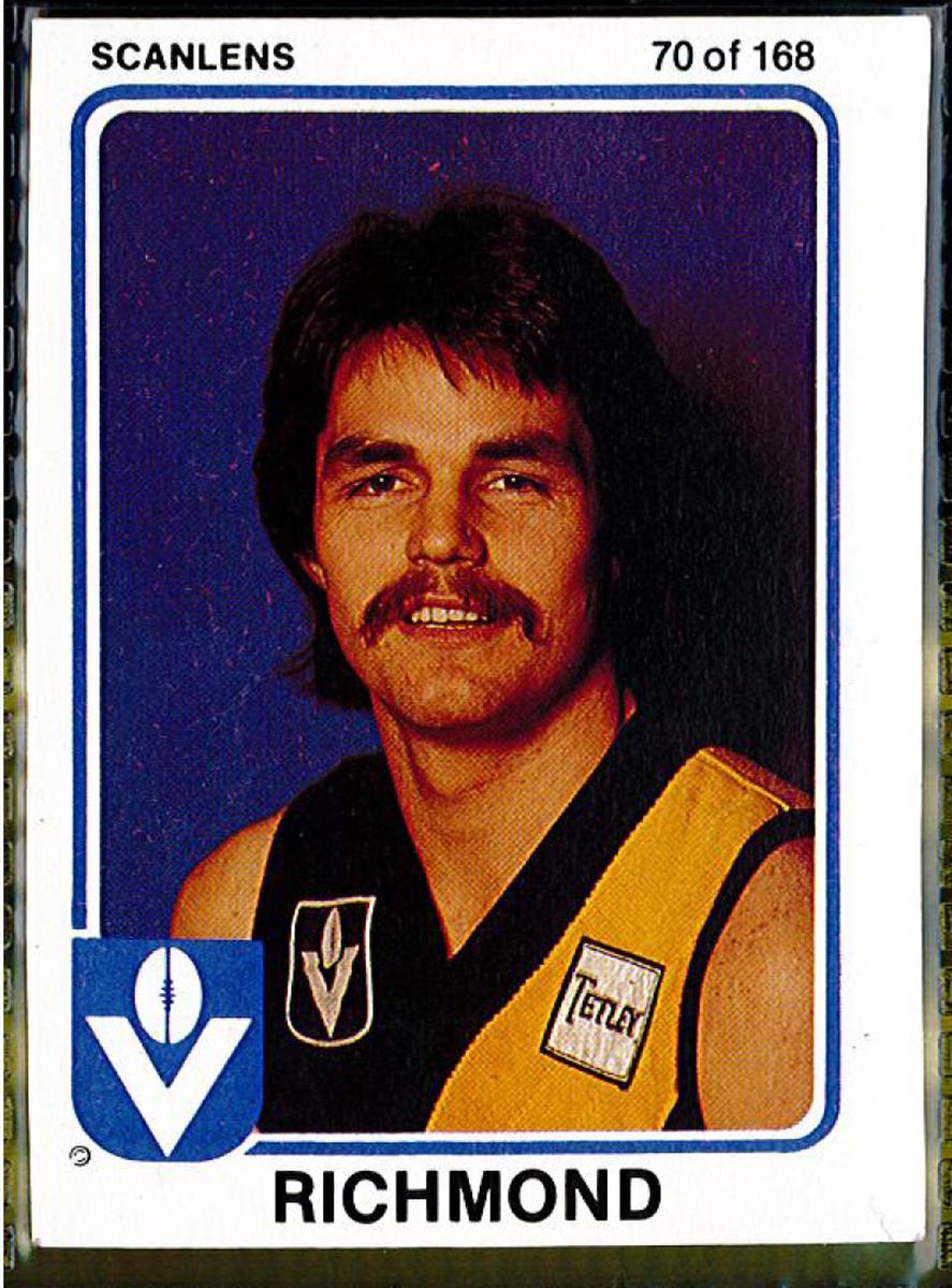1981 Scanlens VFL Football David Cloke trade card - Australian Sports ...