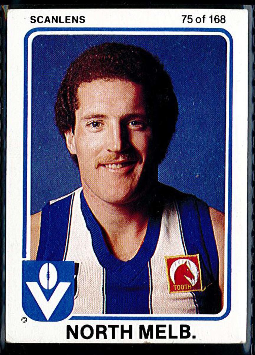 1981 Scanlens VFL Football Ross Glendinning trade card - Australian ...
