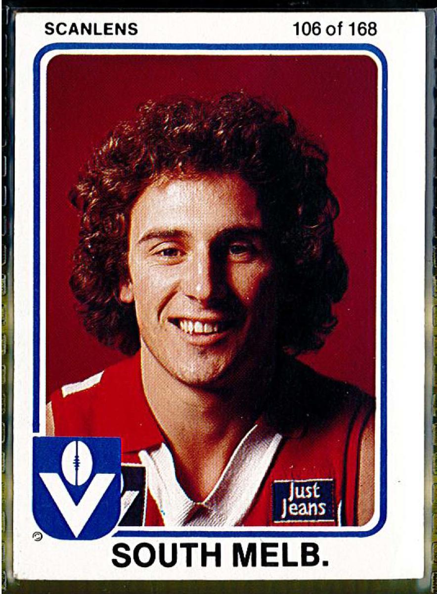 1981 Scanlens VFL Football Rod Carter trade card - Australian Sports Museum