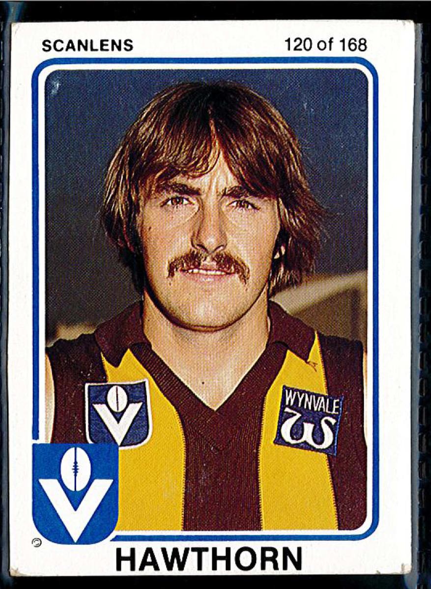 1981 Scanlens VFL Football John Kennedy trade card - Australian Sports ...