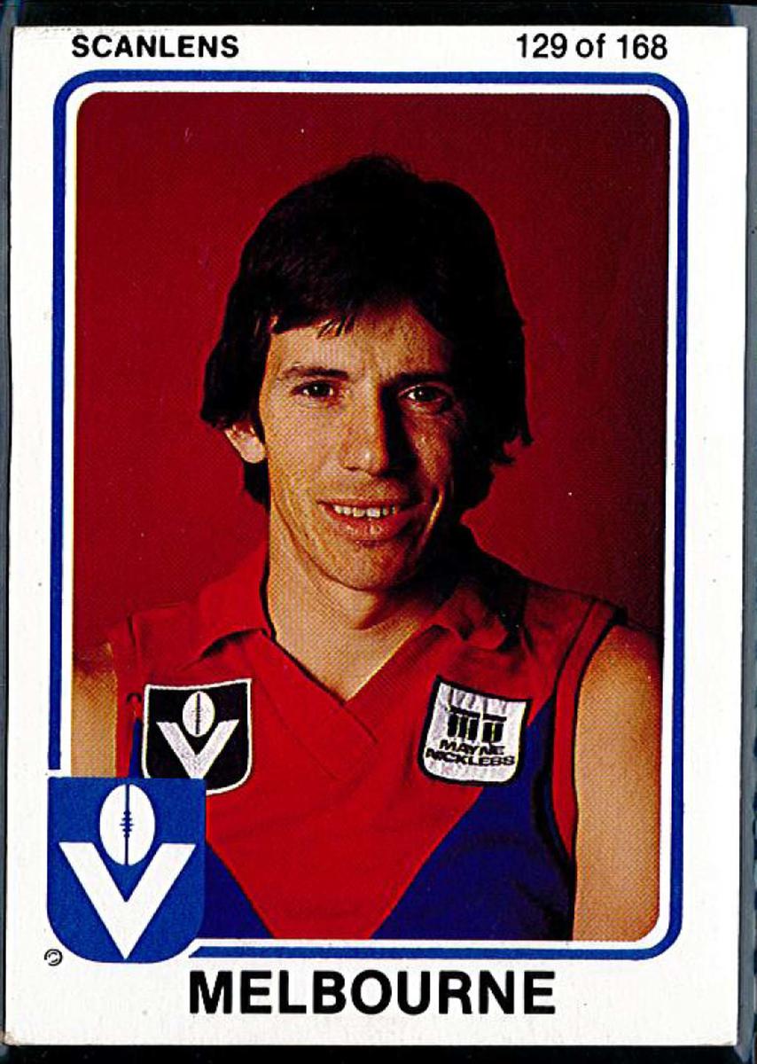 1981 Scanlens VFL Football Robert Flower trade card - Australian Sports ...