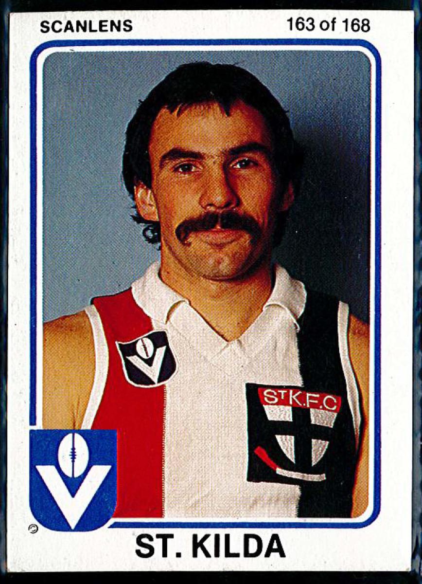 1981 Scanlens VFL Football Jeff Sarau trade card - Australian Sports Museum