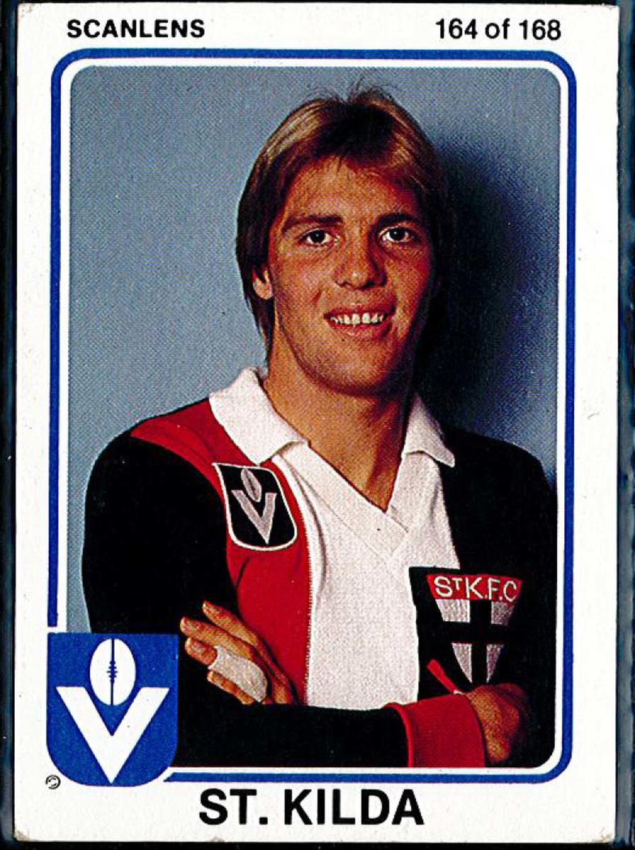 1981 Scanlens VFL Football Trevor Barker trade card - Australian Sports ...
