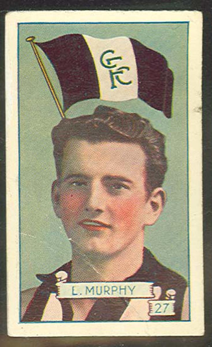 Trade card featuring Leonard Murphy c1930s - Australian Sports Museum