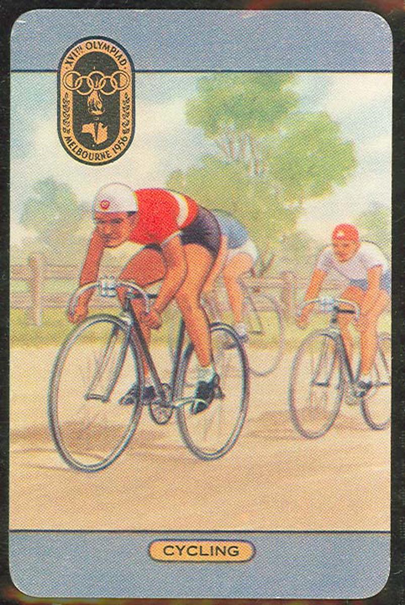1956 Coles (Coles) 1956 Olympic Games Cycling Trade Card - Australian ...