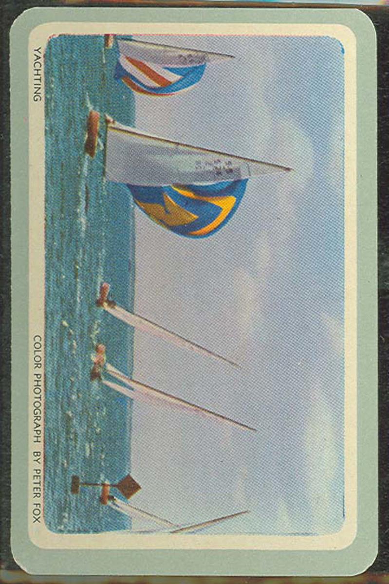 1956 Woolworths (Woolworths) 1956 Olympic Games Yachting Trade Card ...